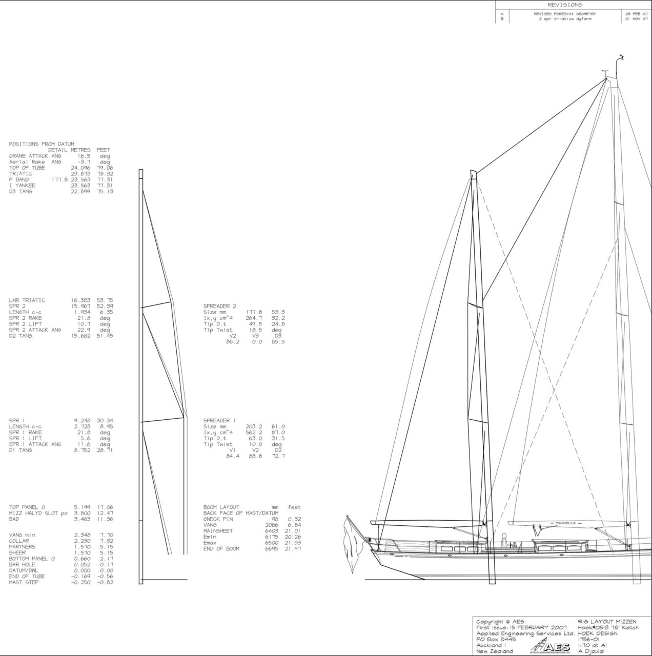 Tanielle - Hoek Classic 80 Ft for sale | Falcon Rydell Yachts