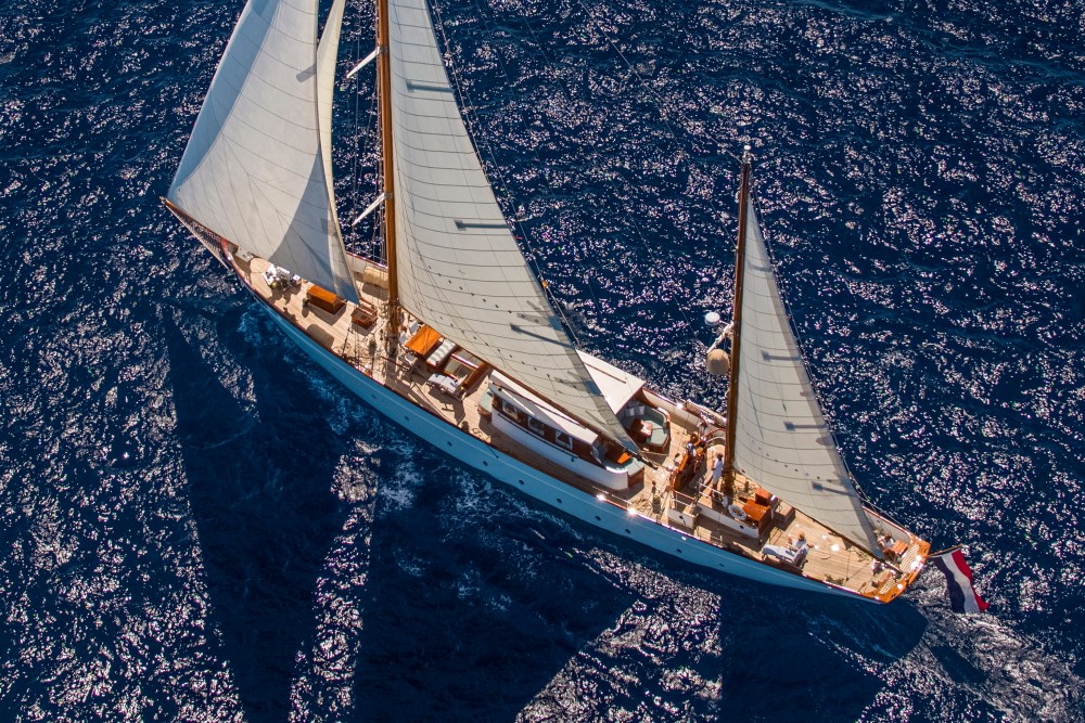 Iduna - Feadship Ketch for sale | Falcon Rydell Yachts